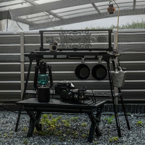 SomAbito × NATURE TONES ファニチャー テーブル クロケンさんのキャンプギア CAMPiii（キャンピー） -キャンプ専用SNS キャンプのすべてがここに集まる-